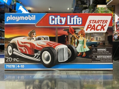 Playmobil 71078 Hot Rod 32 Deuce Roadster City Life Starter Pack NEW ...