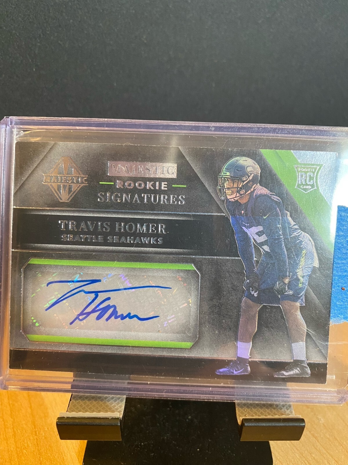 2019 Majestic Travis Homer Majestic Rookie Signatures Auto RC #031/199 ...