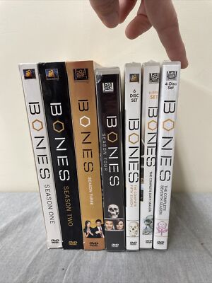 Bones Complete Series Seasons 1 2 3 4 5 6 7 DVD Crime Drama TV Show ...