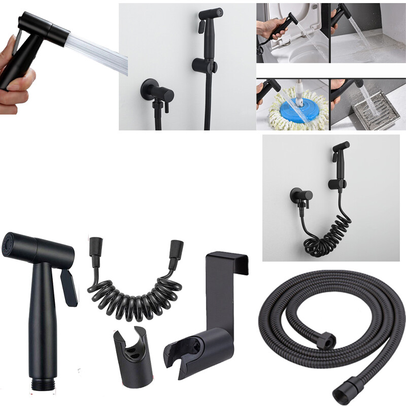 Hand Held Douche Bathroom Sprayer Kit Hygienic Toilet Shattaf Shower ...