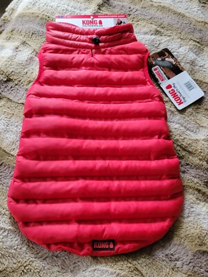 Kong Outwear Parachute Puffer Dog Jacket Coat Size M Red New With Tags ...