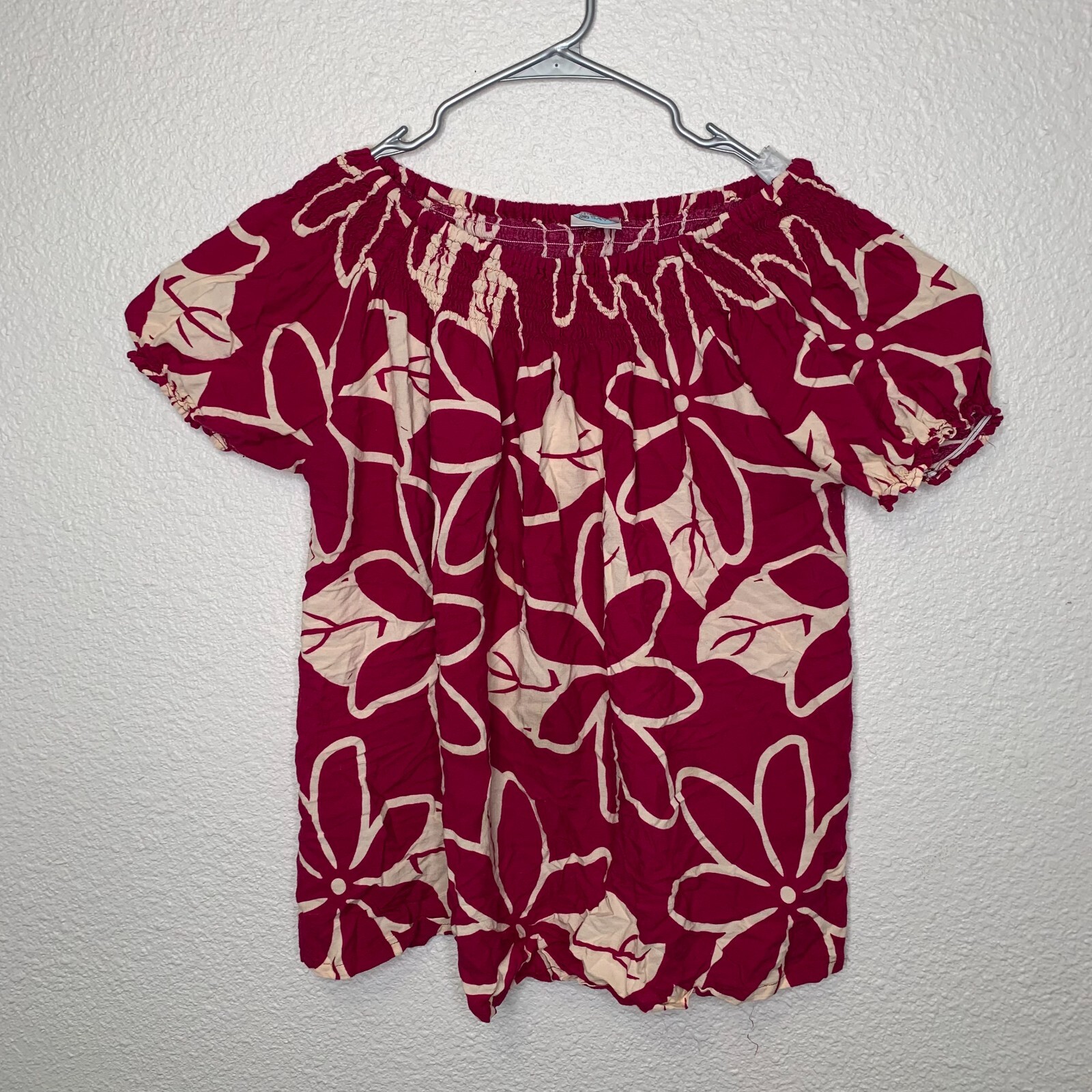 Women's--Hula Bay-- Hawaiin Tropical Floral/ Aloha pr… - Gem