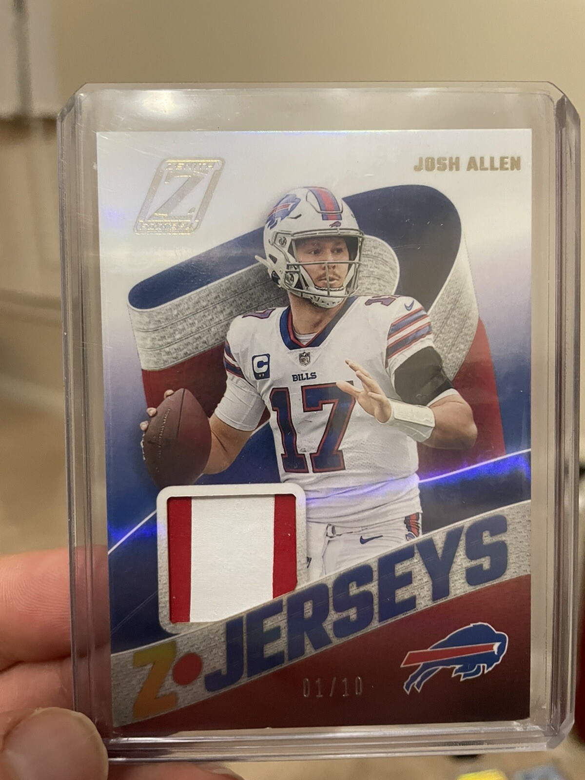 2021 zenith josh allen z-jersey /10 Pop 1 | eBay