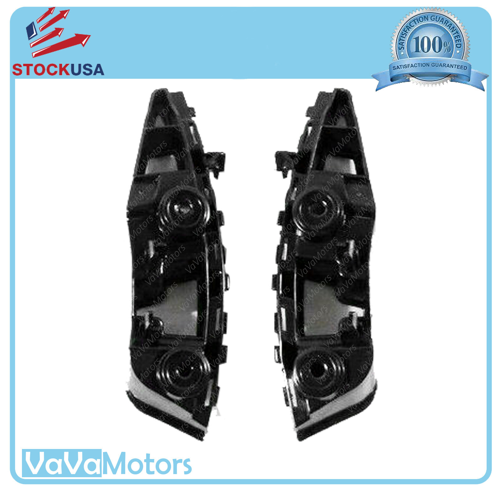 Fits 2015 2018 VW Jetta Front Bumper Support Cover Brackets Driver ...
