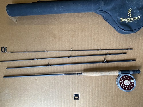 SILVERTIP FLY FISHING ROD 9' 5WT 4-PIECE w/ Bronson Royalist reel | eBay