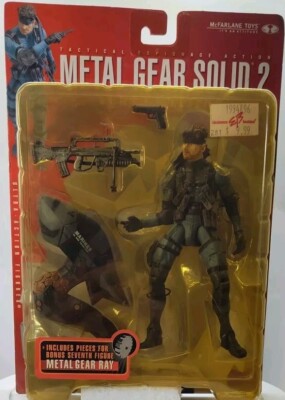 Metal Gear Solid 2 Sons of Liberty Solid Snake Action Figure McFarlane ...
