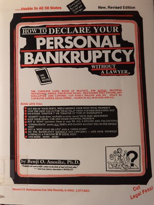 How to Declare Your Personal Bankruptcy Without a Lawyer by Benjamin ...