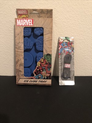Marvel Comics Heroes Silicone Ice Cube Tray Mold - Iron Man Hulk ...