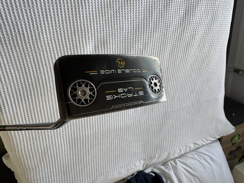 Odyssey Stroke Lab Double Wide Black Arm Lock Putter / 39 Inch | eBay UK