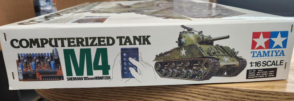 Tamiya 4501 1/16 M4 Sherman 105mm Howitzer Computerized RC Tank Kit | eBay