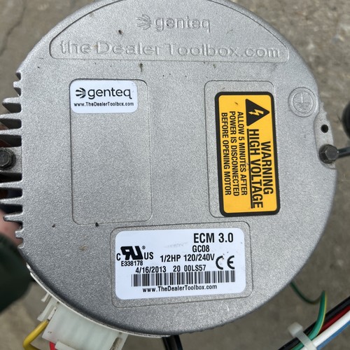 Genteq ECM3.0 GC08 1/2HP Blower Motor Module 4/16/2013 | eBay