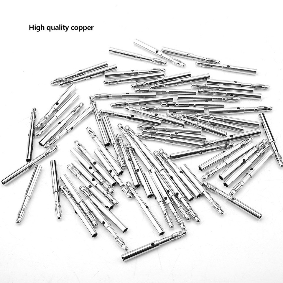 70pcs P3005B 1000V/10A Welding Assembling 4mm Safety Banana Plug Multi ...