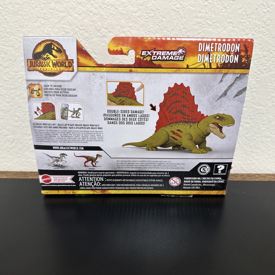 Jurassic World Dominion Dimetrodon Extreme Damage 2022 Mattel Brand New ...