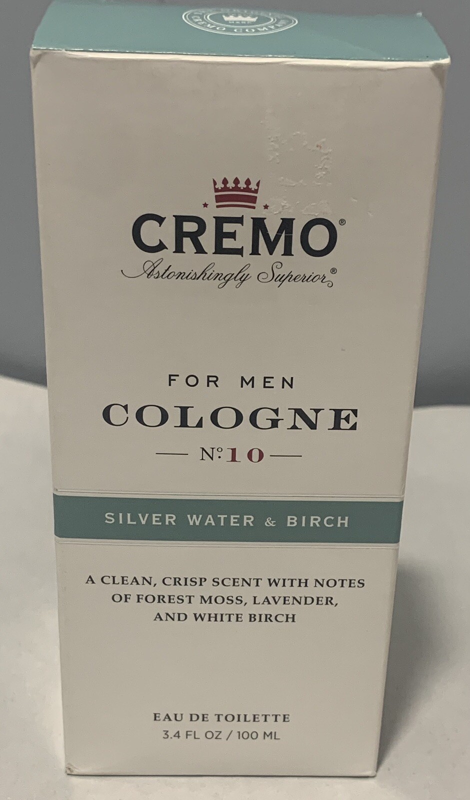 Cremo for Men Cologne N 10 Silver Water & Birch 3.4 Ounce for sale ...