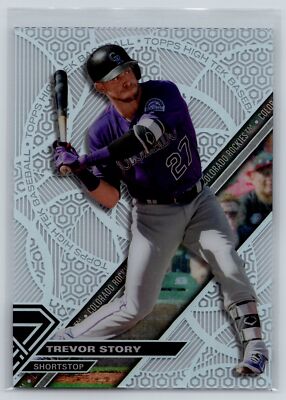 2017 Topps High Tek #HT-TS Trevor Story Pattern 4A - Hexagons and ...