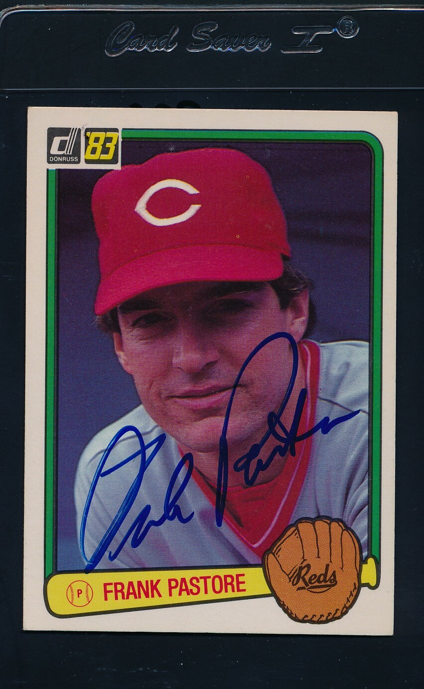 1983 Donruss #62 Frank Pastore Reds Signed Auto *22324 | eBay