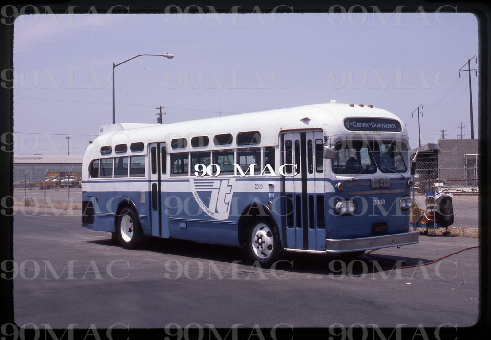 MODESTO MOTOR BUS SERVICE. GM COACH #20118. Modesto (CA). Original ...