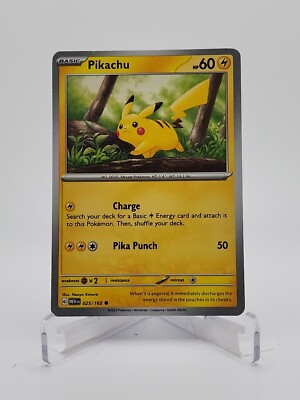 25/165 Pikachu Pokémon TGC Scarlet & Violet - 151 | eBay