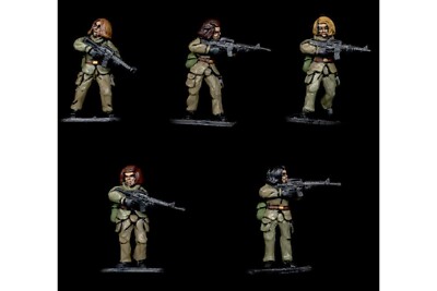 28mm PULP46 Female Henchmen (5 Figures) | eBay