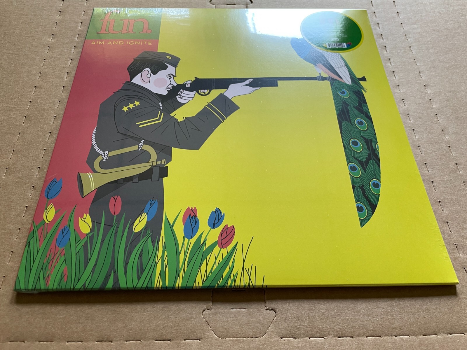 NEW SEALED Fun - Aim and Ignite RED / YELLOW Vinyl 2xLP x/500 | eBay