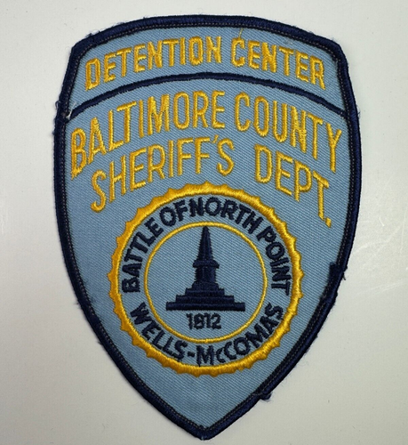 Baltimore County Detention Sheriff Maryland MD DOC Corrections Jail ...