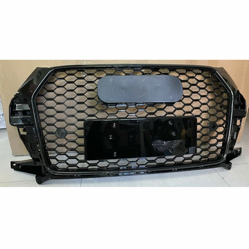 For Audi Q3 2016 2017 2018 RSQ3 Style Honeycomb Mesh Grille Bumper ...