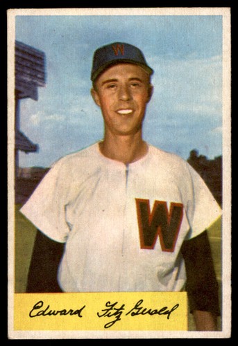 1954 Bowman #168 Ed Fitz Gerald EX | eBay