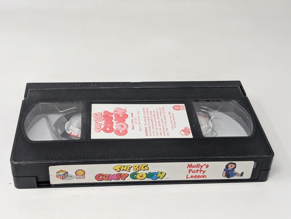 The Big Comfy Couch Molly's Potty Lesson VHS Cassette Tape 1998 Time ...