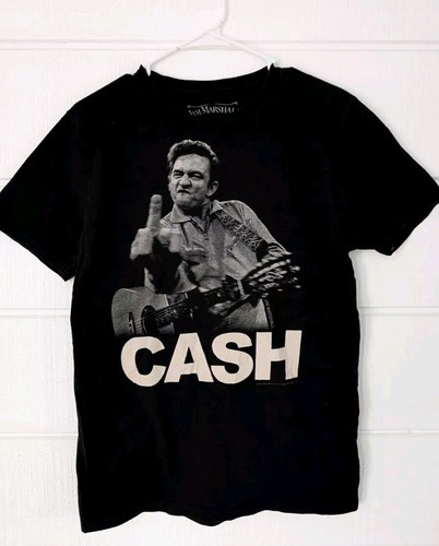 Johnny Cash T-Shirt From Jim Marshall Clothing-Size S | eBay