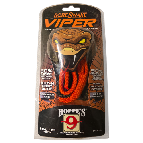 Hoppe's BoreSnake ..44 .45 Pistol Bore Cleaner Viper 24004V Lube Bore ...