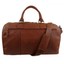 Mens Leather Weekender Holdall by Rowallan Travel Overnight Bag | eBay