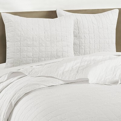 Queen Dara Bedspread Set White - Homthreads | eBay