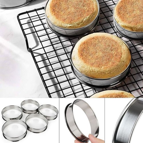 Cooking Rings Muffin Ring Stainless Steel Circle Egg Ring Kitchen | eBay