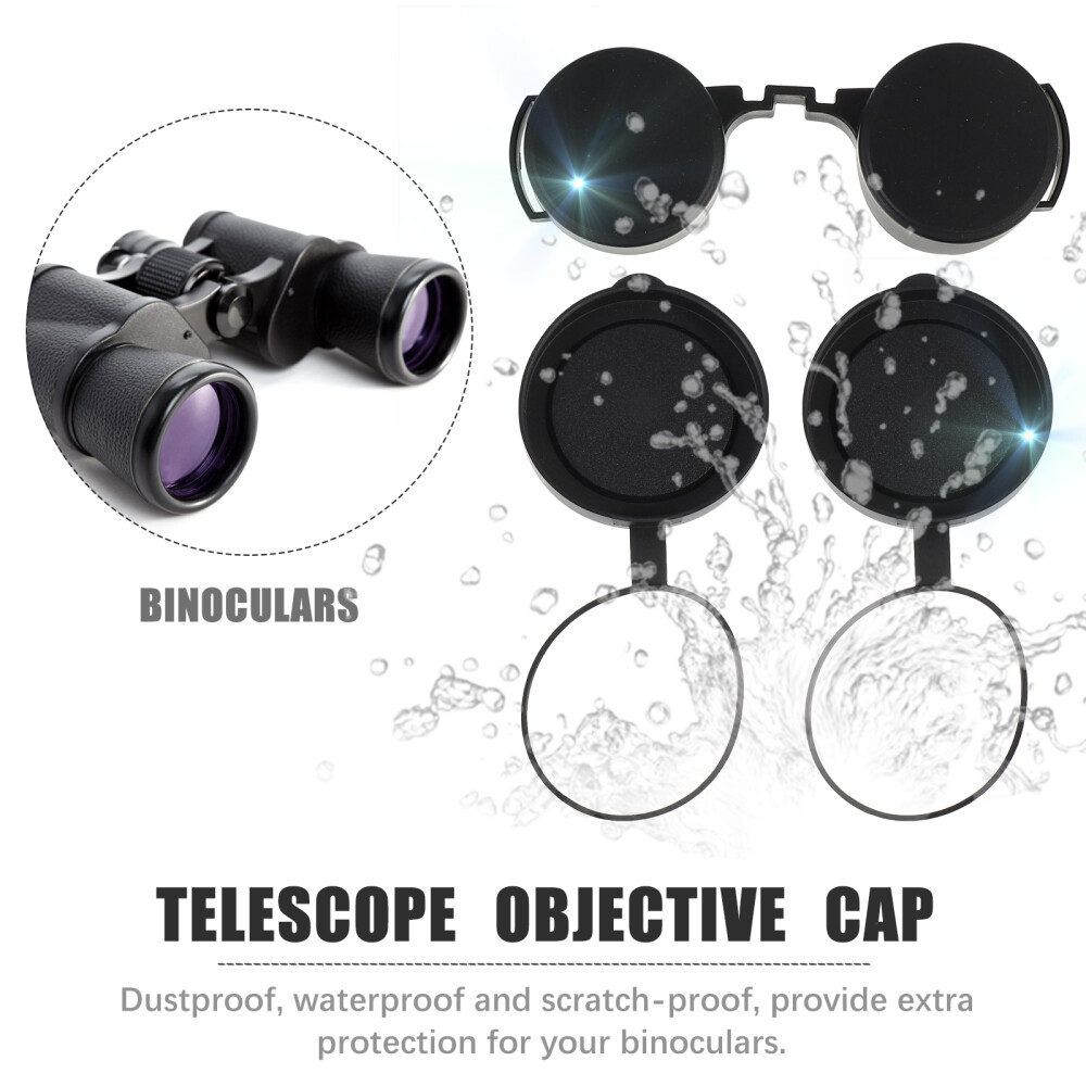 3 PCS Lens Cover Cap Eyepiece Objective Binoculars Monocular Child | eBay