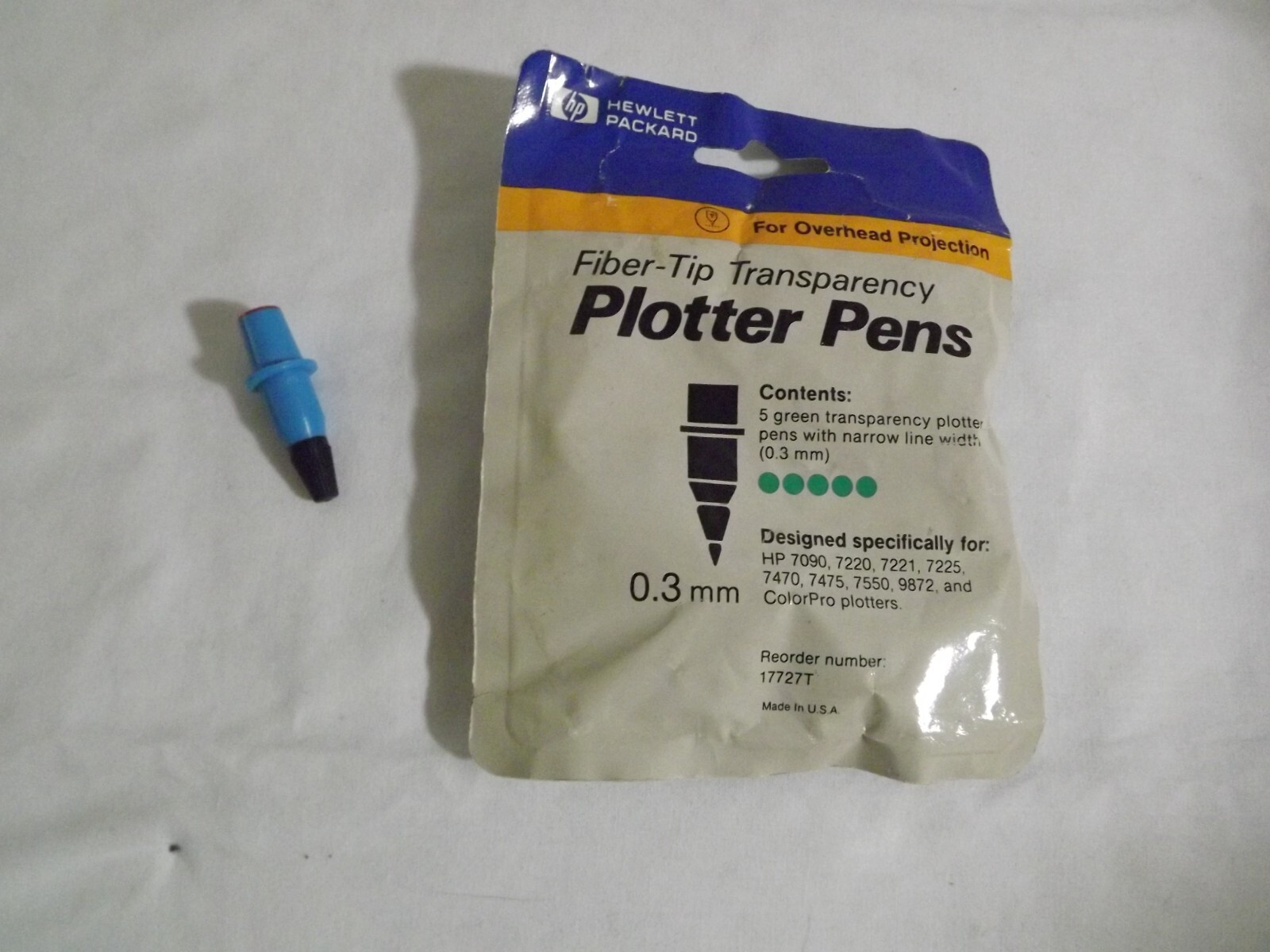 HP Fiber-Tip Transparency Plotter Pens 5-Pack GREEN 0.7 | eBay