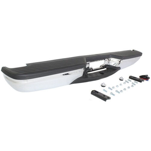 Rear Step Bumper For 2000-2005 Ford Excursion Chrome Face Bar and Pads ...