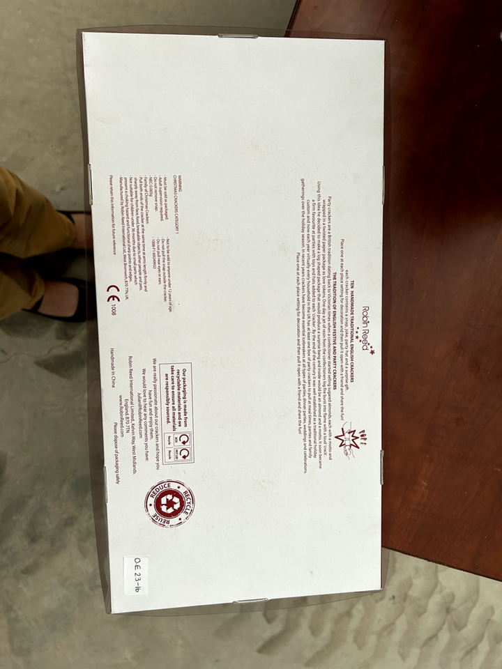 Robin Reed 10 Handmade Christmas crackers | eBay