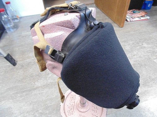 SCBA Blackout Cover, MSA Ultra Elite, BO4-100, Black polyester fleece w ...