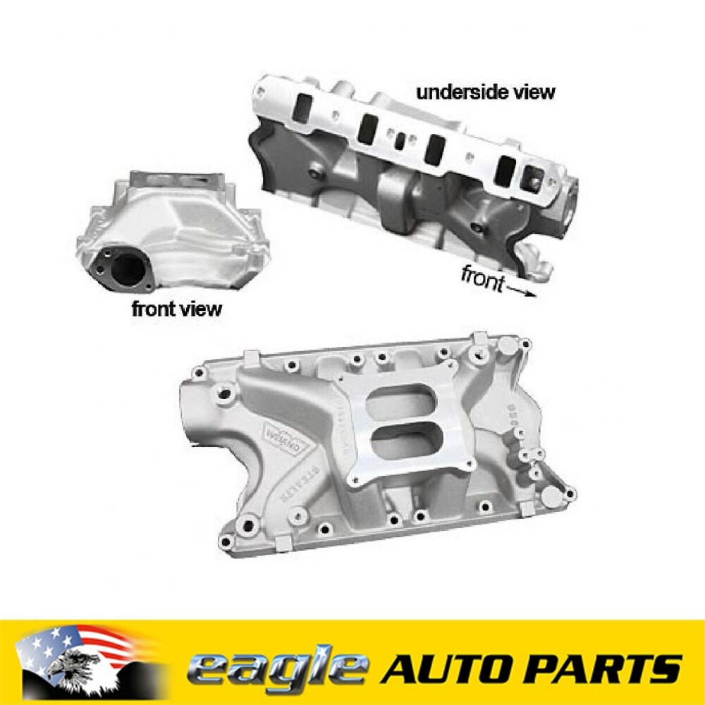 Weiand Intake Manifold, Stealth, Dual Plane Ford 351 Windsor # WEI8023 ...
