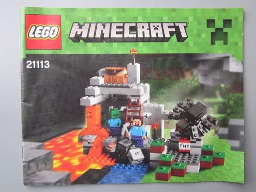 LEGO Bauanleitung The Cave, Minecraft Set 21113 - Nummer 6116585 | eBay.de