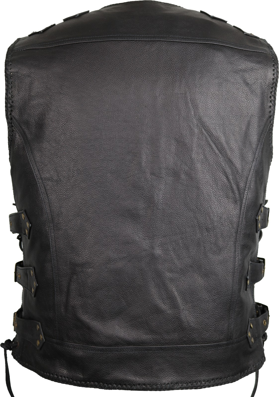 Lederkutte Kutte Weste Lederweste Bikerweste Clubweste Motorrad Weste ...