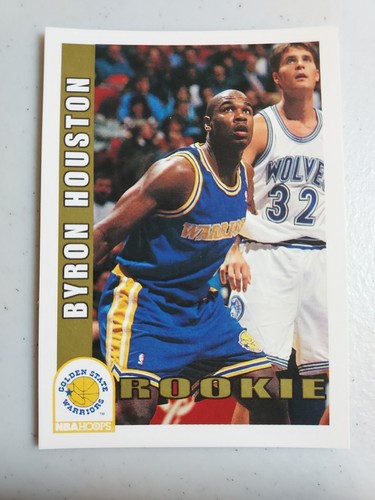 1992-93 NBA Hoops Byron Houston #387 Rookie RC | eBay