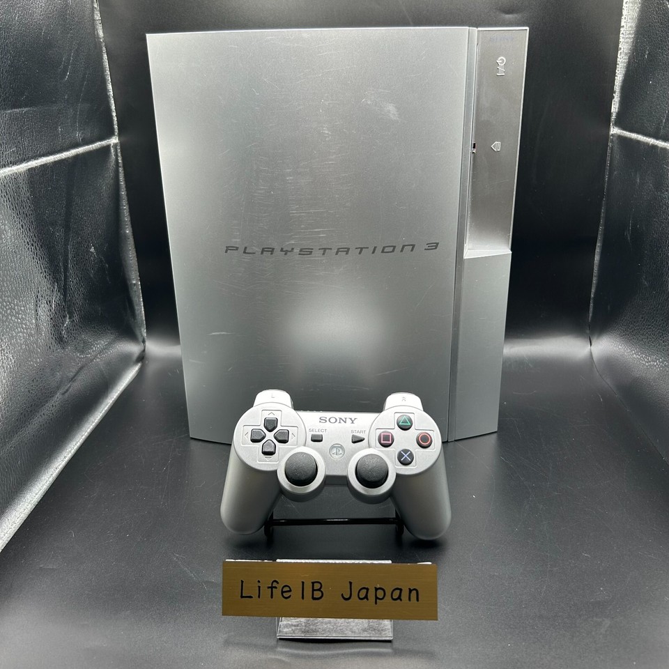 SONY PlayStation 3 PS3 Satin Silver 80GB CECHL00 Console with Box RARE ...