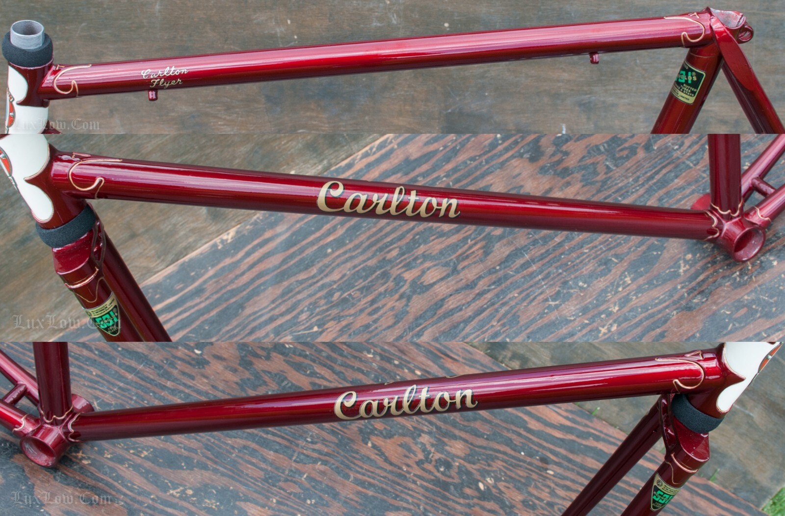Vintage 67 Carlton Flyer Track Bicycle FRAME FORK PathRacer 531 ...