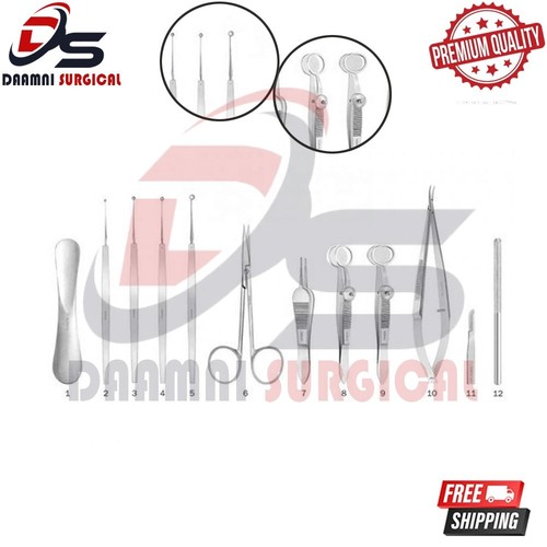 Eye Surgery Chalazion Set Ophthalmic 12Pcs Surgical Instruments Surgery ...