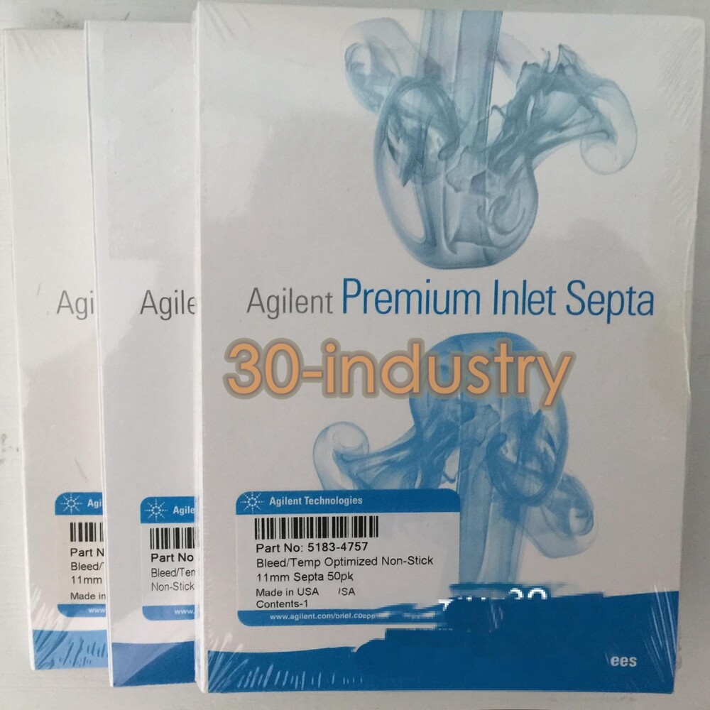 50/pk NEW FOR Agilent GC Septum 5183-4757 11mm Red Septum | eBay