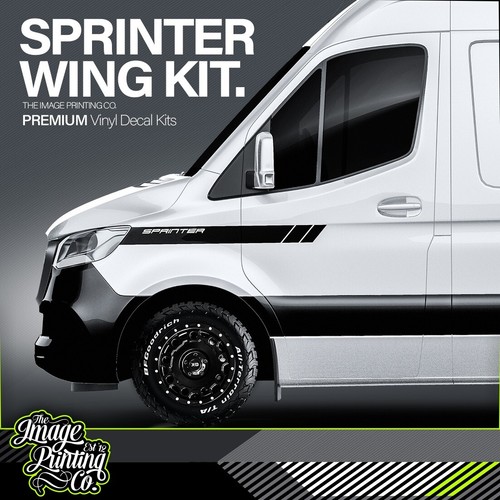 Sprinter Wing Vinyl Decal Kit - ALL SPRINTERS - Stickers - Camper vinyl ...