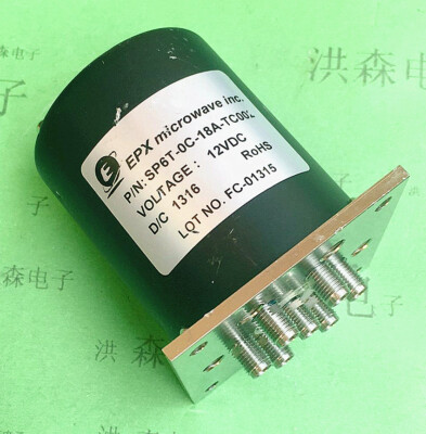 1pc EPX SP6T-0C-18A-TC002 12V 18GHz SP6T SMA RF switch | eBay
