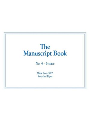 Manuscript Book 4 Interleaved Recycled 24Pp 6 Stav (Softcover Book ...
