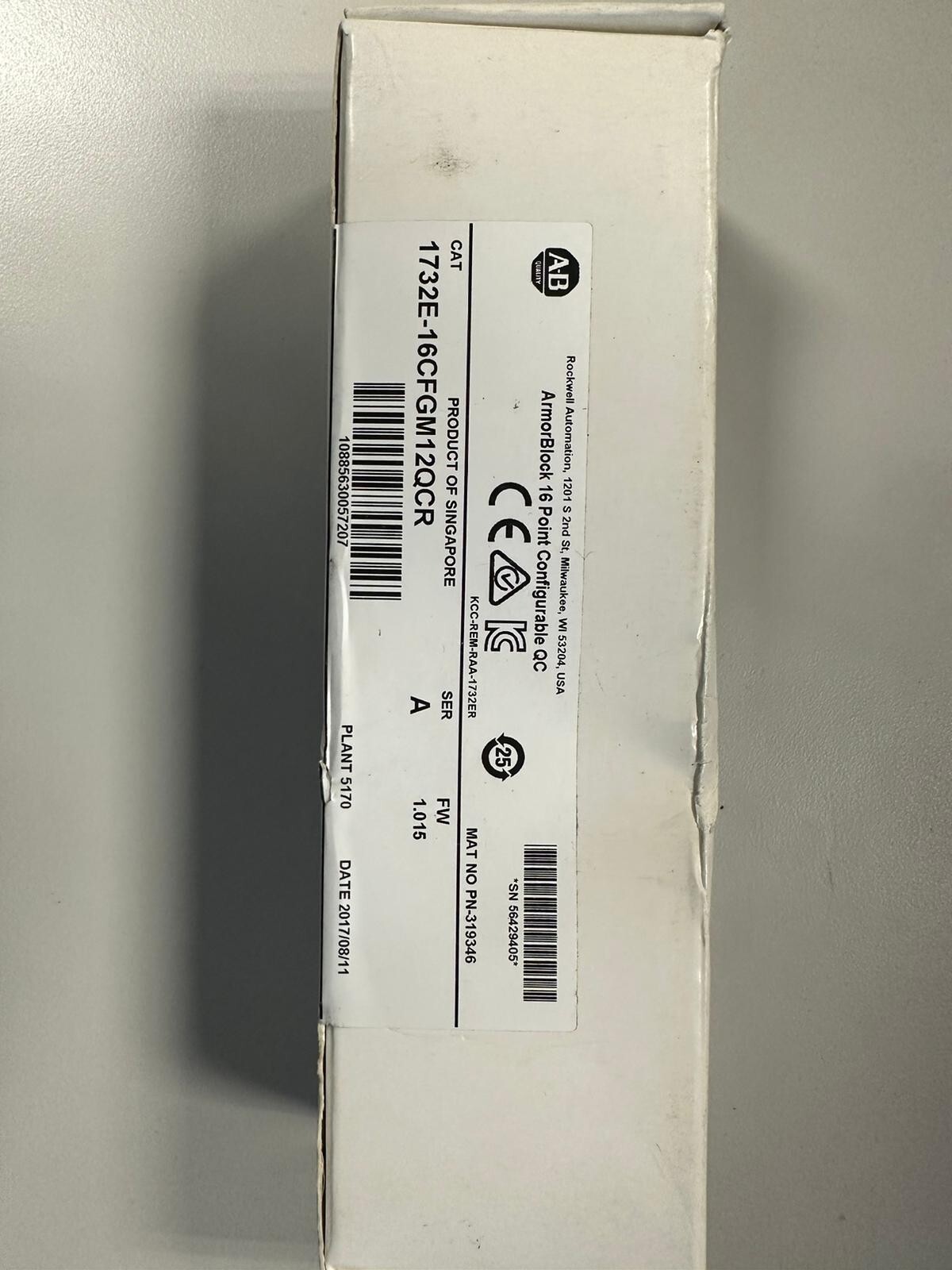 New Sealed AB 1732E-16CFGM12QCR ArmorBlock 16Pt Configurable Module | eBay